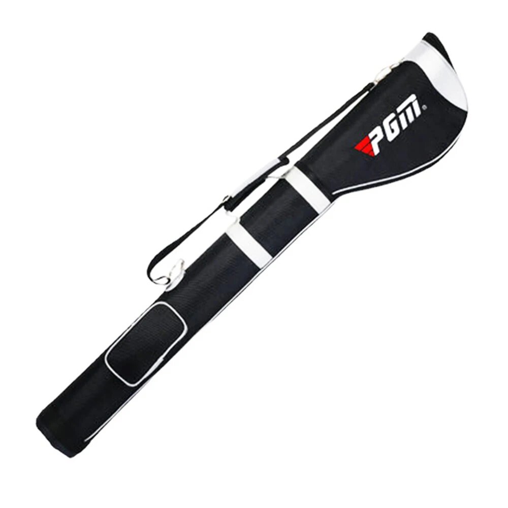 Спортивные складные сумки для гольф-клуба, портативная легкая сумка на плечо для тренировок на открытом воздухе, унисекс, Black and silver