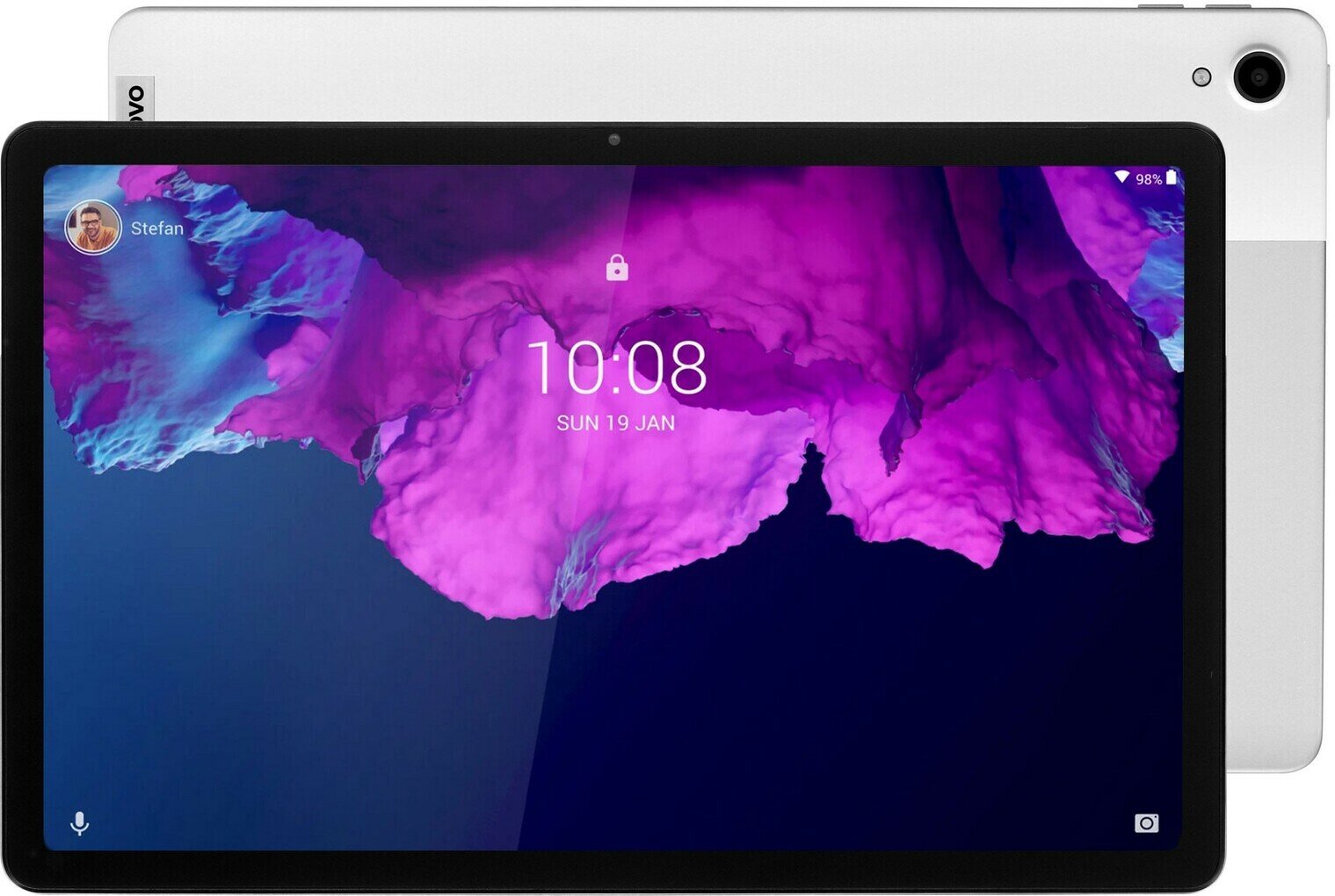 11" Планшет Lenovo Tab P11 TB-J606F (ZA7R0068RU) 128 ГБ серебристый - 2000x1200, IPS, 8х1.8 ГГц, 2 ГГц, 4 ГБ, BT, GPS, 7700 мА*ч, Android 10. x