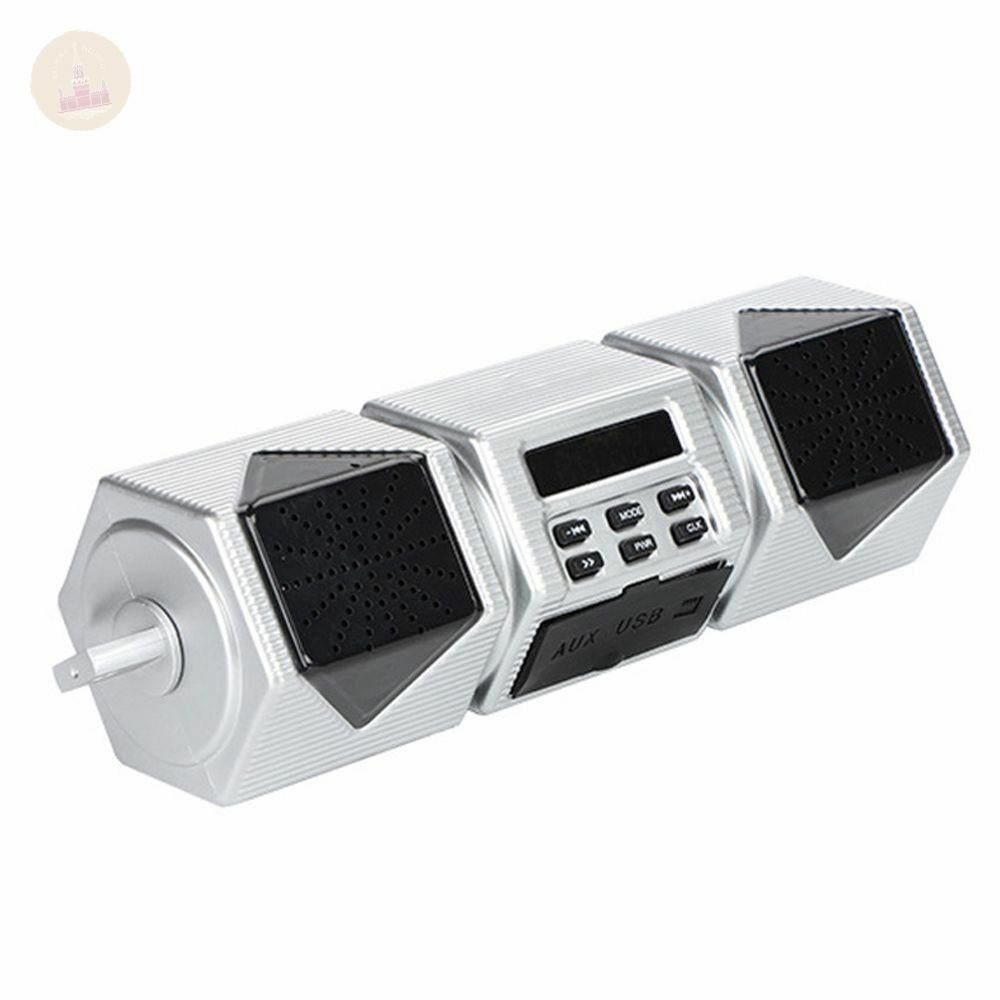 Мотоциклетная стереосистема Bluetooth с креплением на руль, MP3, USB, TF-карта, AUX, 12В