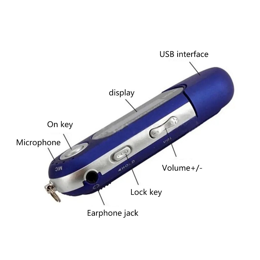 USB-плеер MP3, красный — фото 1