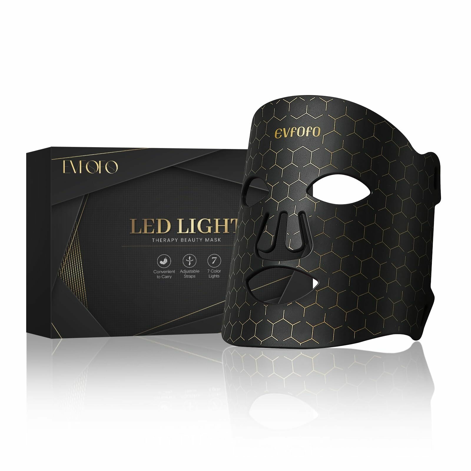 Фотонная маска для лица, led маска для лица силиконовая