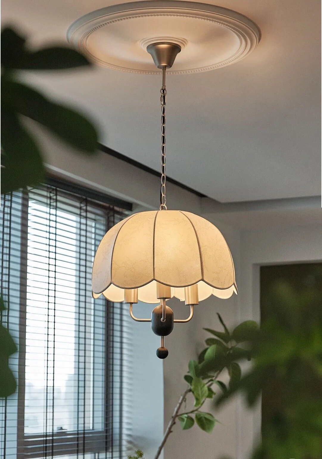 Французский светильник для столовой в стиле ретро, свет для спальни, люстра в главной спальне, трехцветный светильник