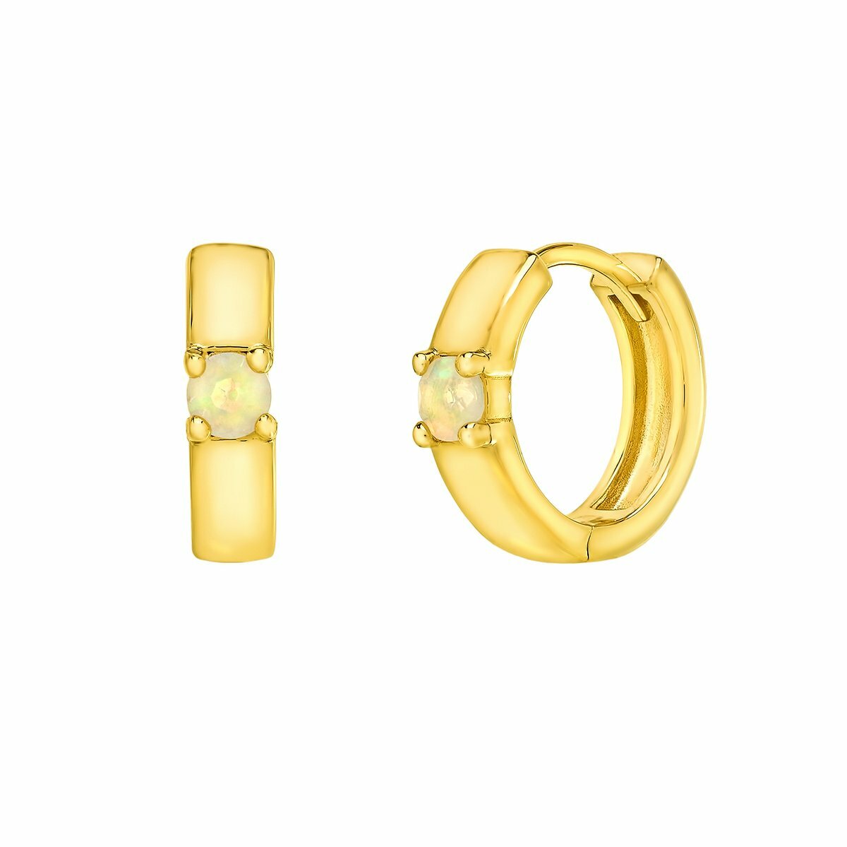 Серьги, серебро, 925 проба, золочение, опал