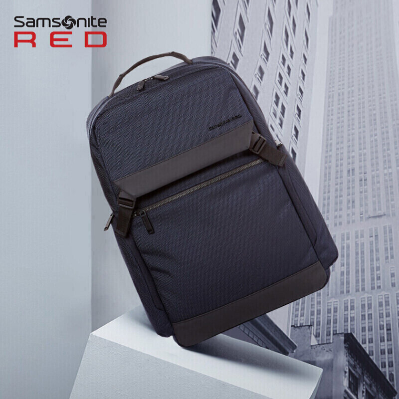 Samsonite Backpack, Laptop Bag, Fashionable Business Commute Large Capacity Backpack, Navy Blue, 15.6 Inches, GT7*41001