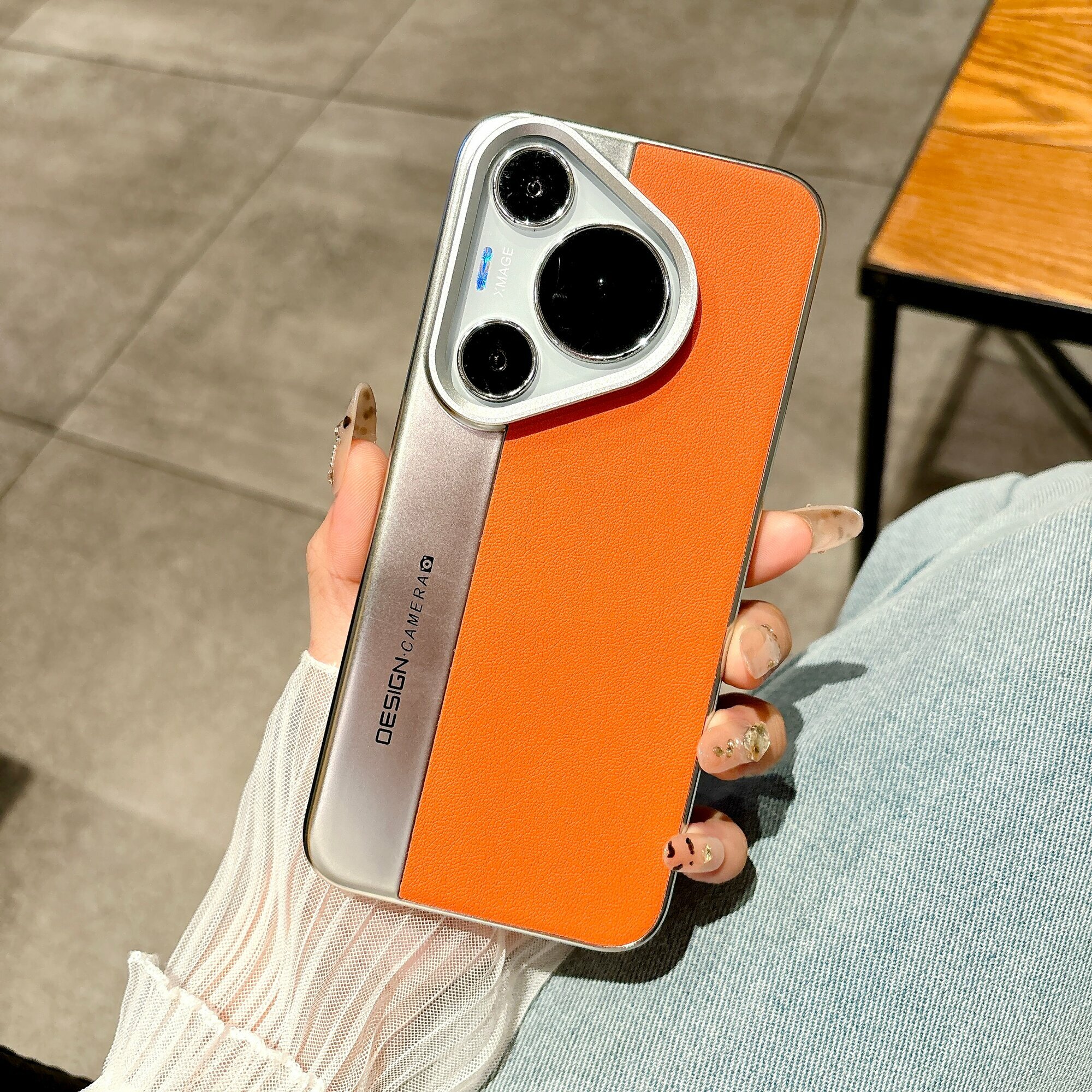 Подходит для Huawei Pura 70 / Хуавей Пура 70 Чехол для смартфона, подставка, глянцевая поверхность, накладка, поликарбонат (PC), защита камеры, ударопрочный, тонкий, усиленные углы, soft touch, Huawei,