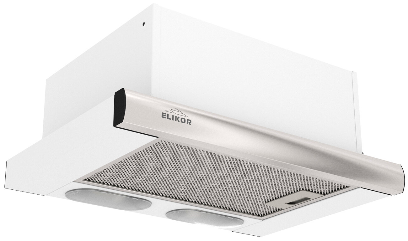 Вытяжка Elikor Интегра 45П-400-В2Л КВ II М-400-45-280 белый/нерж.