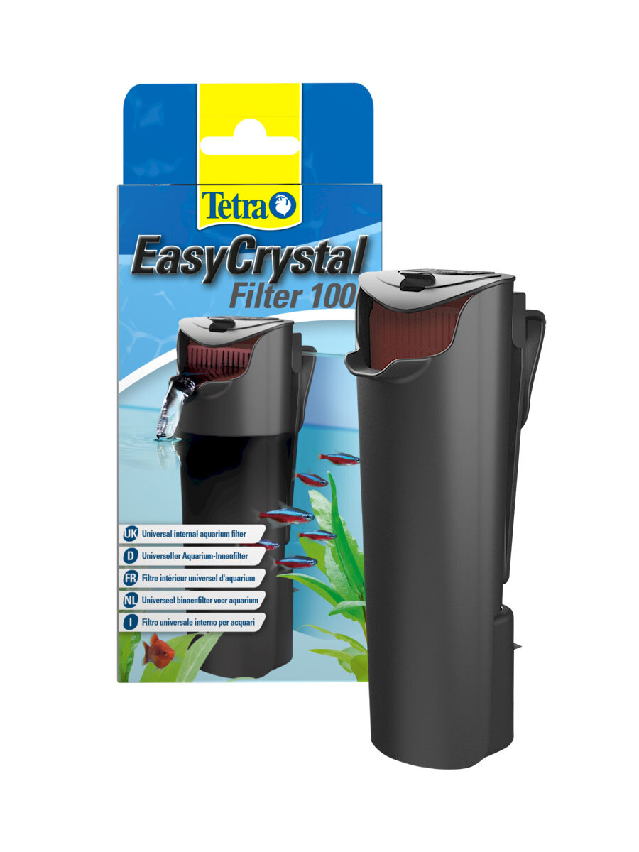 Фильтр внутренний Tetra EasyCrystal Filter 100 для аквариума 5 - 15 л (90 л/ч, 3 Вт)