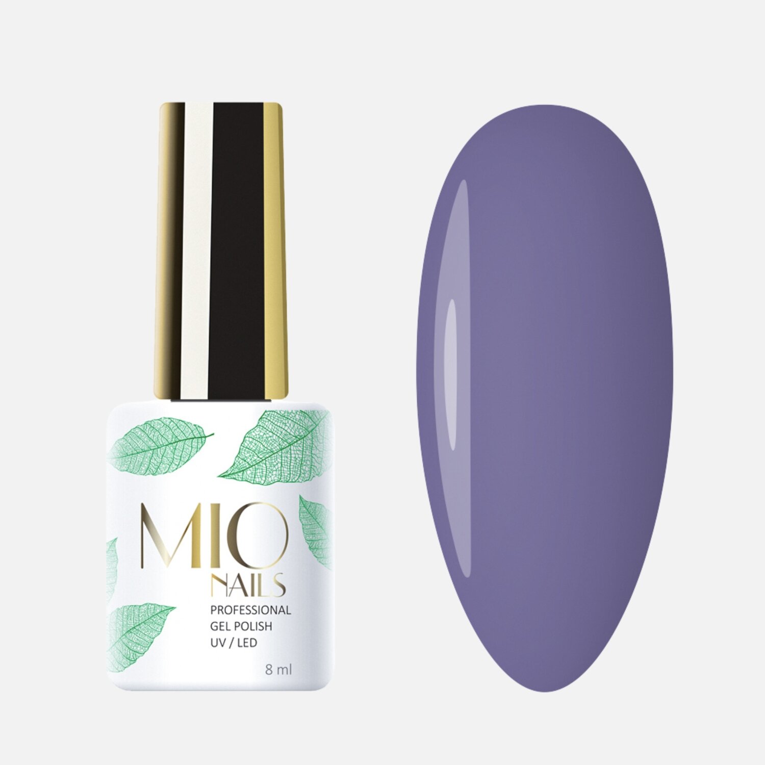Гель-лак MIO Nails №F-04 Сирень 8 мл приглушённый сиреневый оттенок