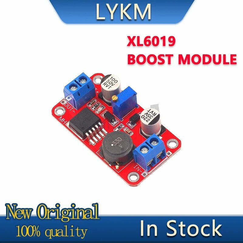 1/ шт. XL6019 DC-DC повышающий модуль питания DC-DC повышающий преобразователь напряжения регулируемый источник питания выход 3 В-40 В до 5 В-45 В источник питания