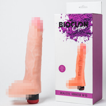 Bioclon Cyber реалистичный вибратор № 10 С мошонкой