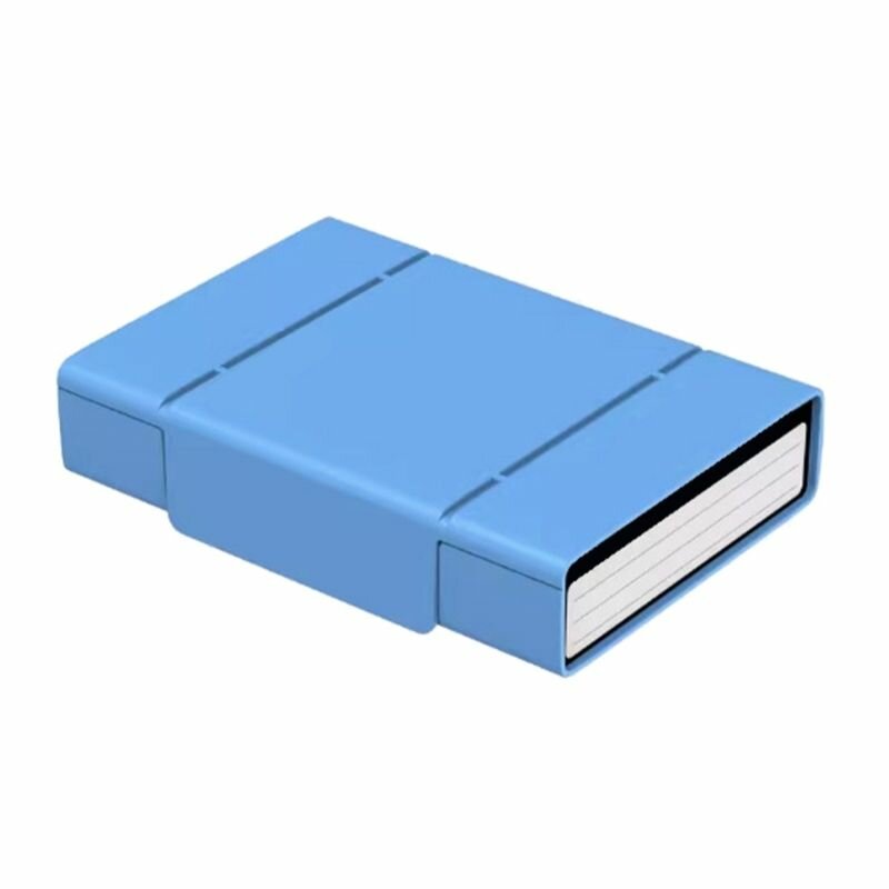 (1 шт.) Коробка для хранения жестких дисков 3.5" синяя