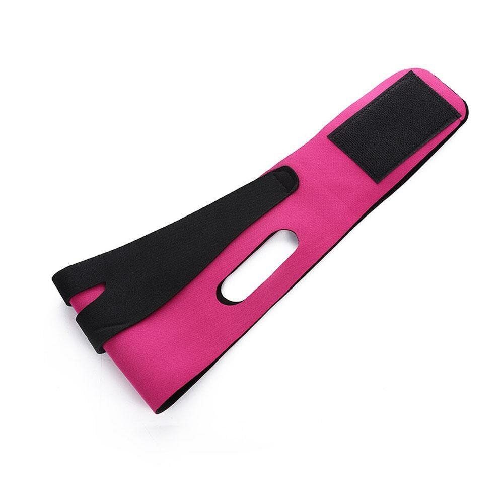 Лифтинг маска бандаж для коррекции овала лица и шеи от двойного подбородка/ Омолаживающая, подтягивающая маска для четкого контура лица