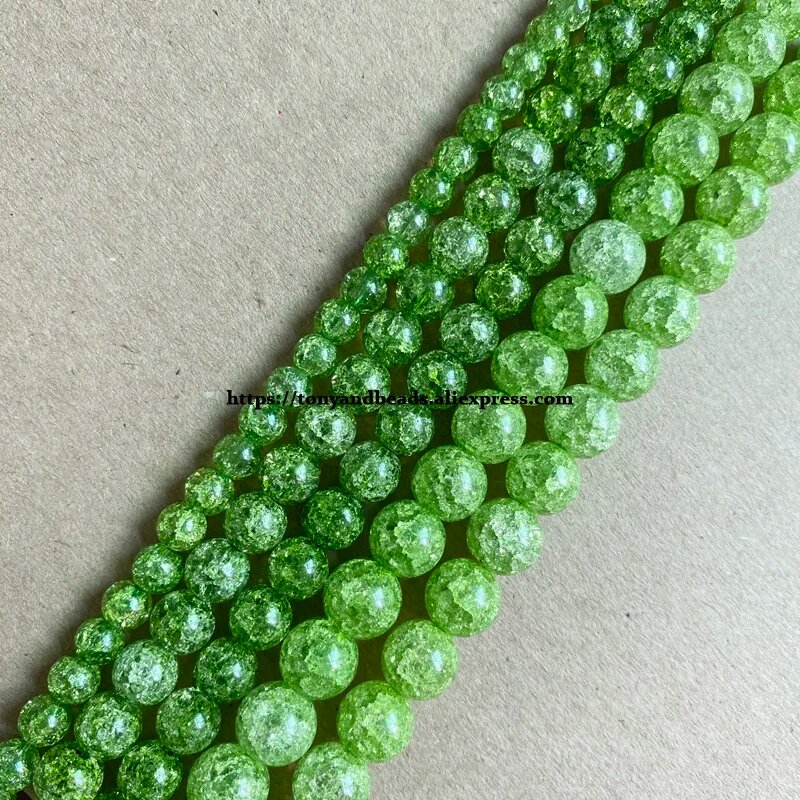Бусины из оливина Tony and Beads 10mm 36 to 38pcs