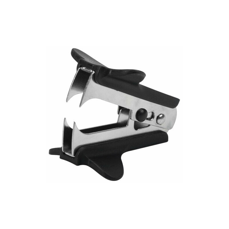 Антистеплер для скоб № 10 и № 24/6, BRAUBERG "Classic", с фиксатором, черный