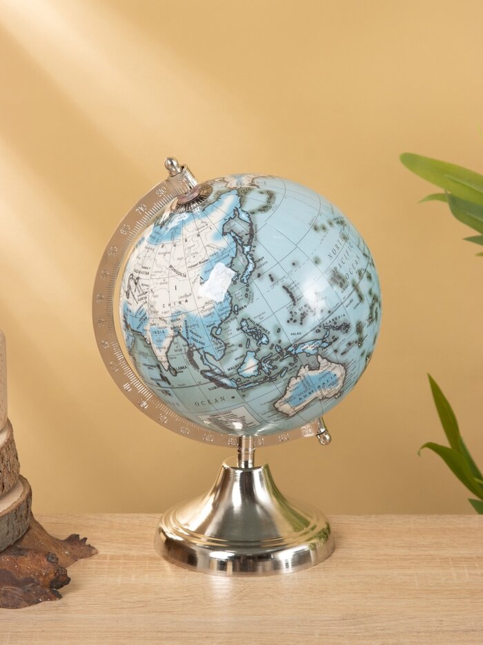 Глобус сувенирный, 18×15×26 см, подставка металл