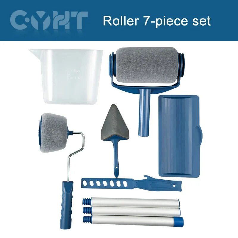 DIVEDEER Портативный валик для латексной краски 7pcs Paint Roller