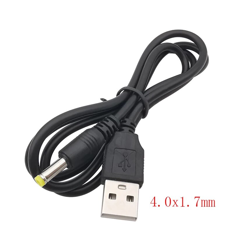 USB 2.0 Type-A до 2,5x0,7 мм DC 5В кабель 4.0x1.7MM