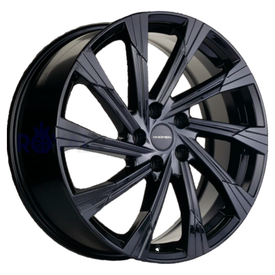 Литой колесный диск Khomen Wheels KHW1901 (Chery Tiggo 7 Pro) 7,5x19/5x108 ET33 D60,1 Black