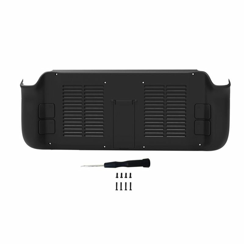 Защитный задний чехол подставкой-держателем для игровой консоли Steam Deck Охлаждающая задняя крышка корпуса с защитой от царапин