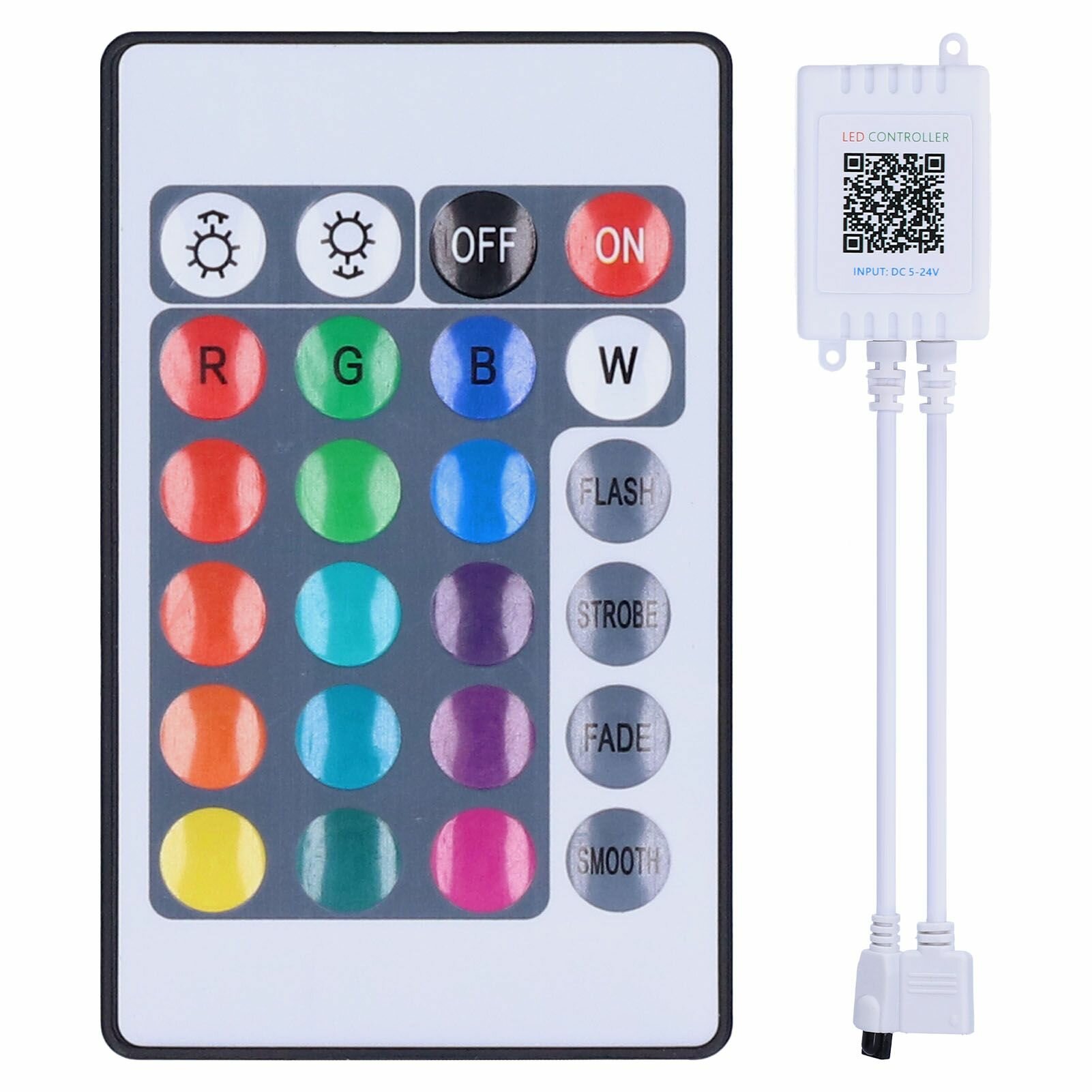 Контроллер Bluetooth для RGB подсветки с пультом ДУ