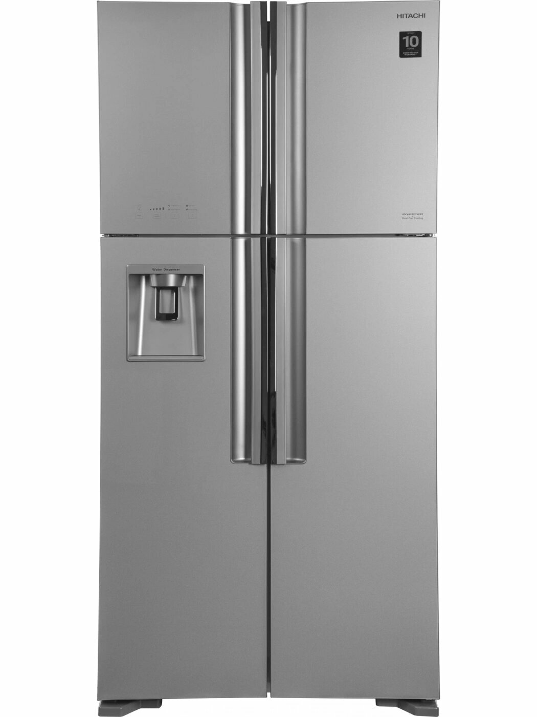 Холодильник двухкамерный Hitachi R-W660PUC7X GS серебристый