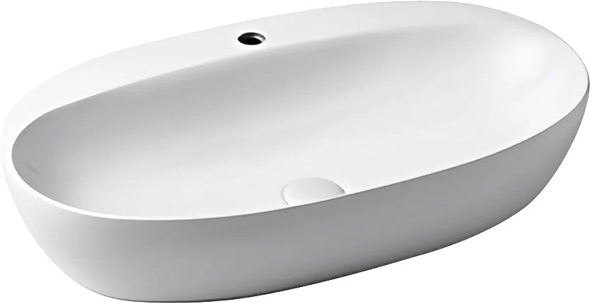 Накладная раковина Azzurra Elegance 90 фаянсовая, без отверстия под смеситель, раковина для ванной, 90 см, овальная, белая