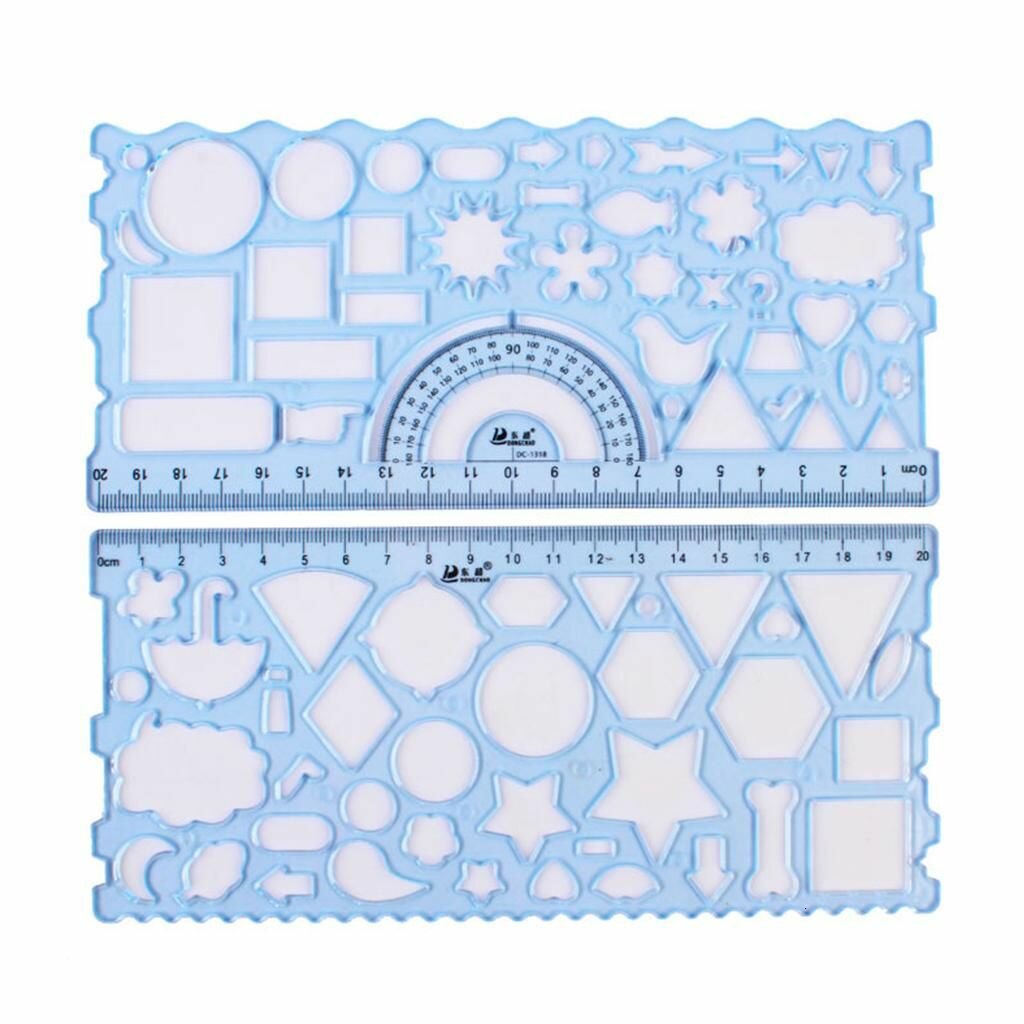 2 шт. Трафареты калейдоскопа с вырезом и 30 узорами