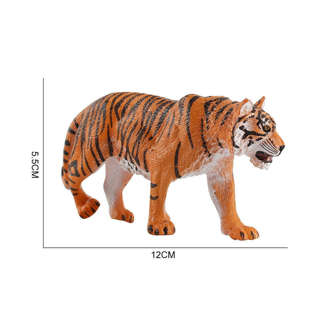 Realistic wildlife model amur tiger for educational use and kids nature inspiration style d