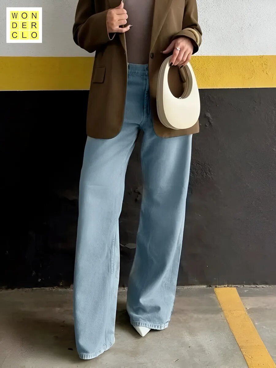 Джинсы трубы 