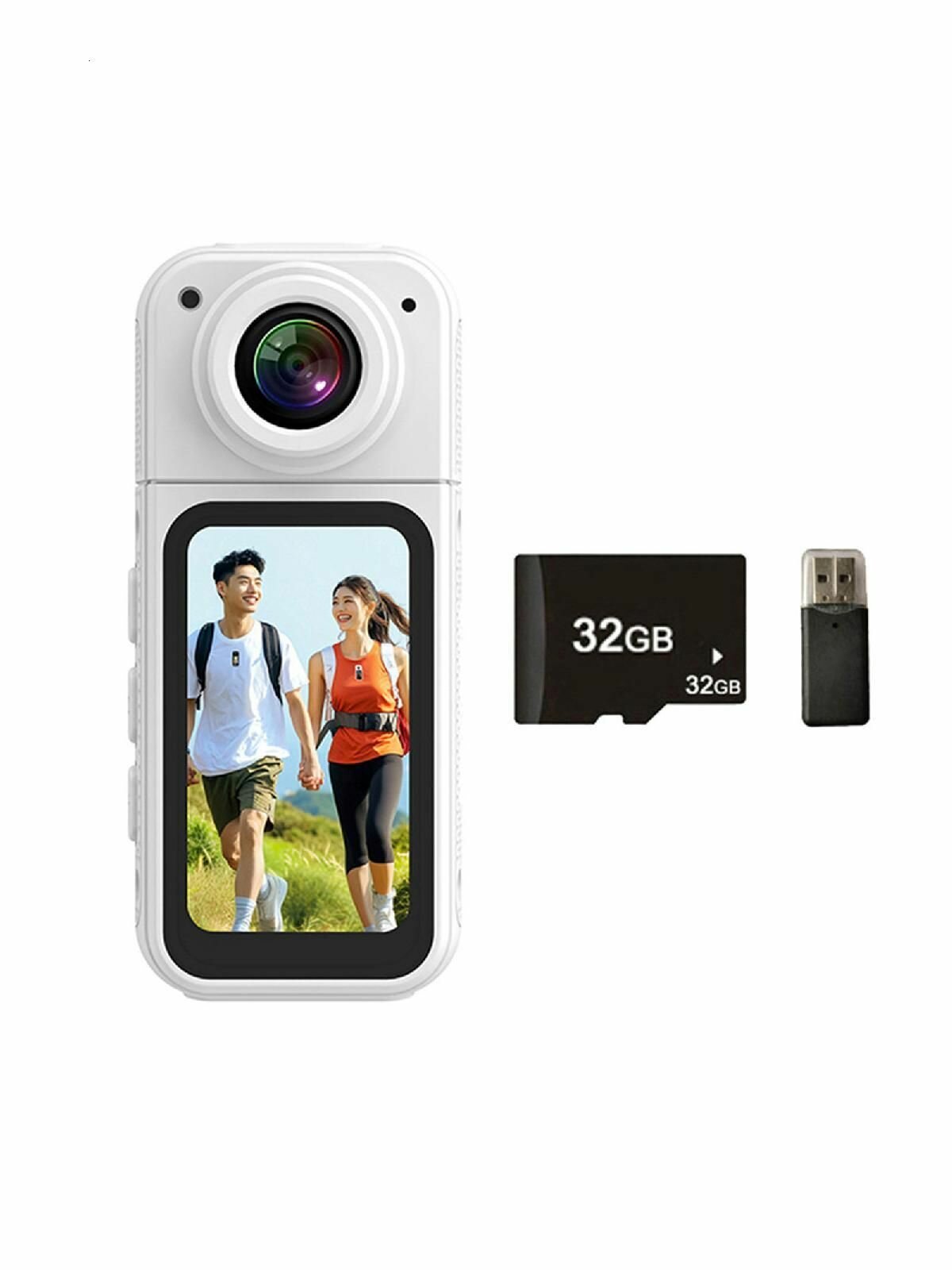 Экшн-камера для животных, Камера для большого пальца S70-белая