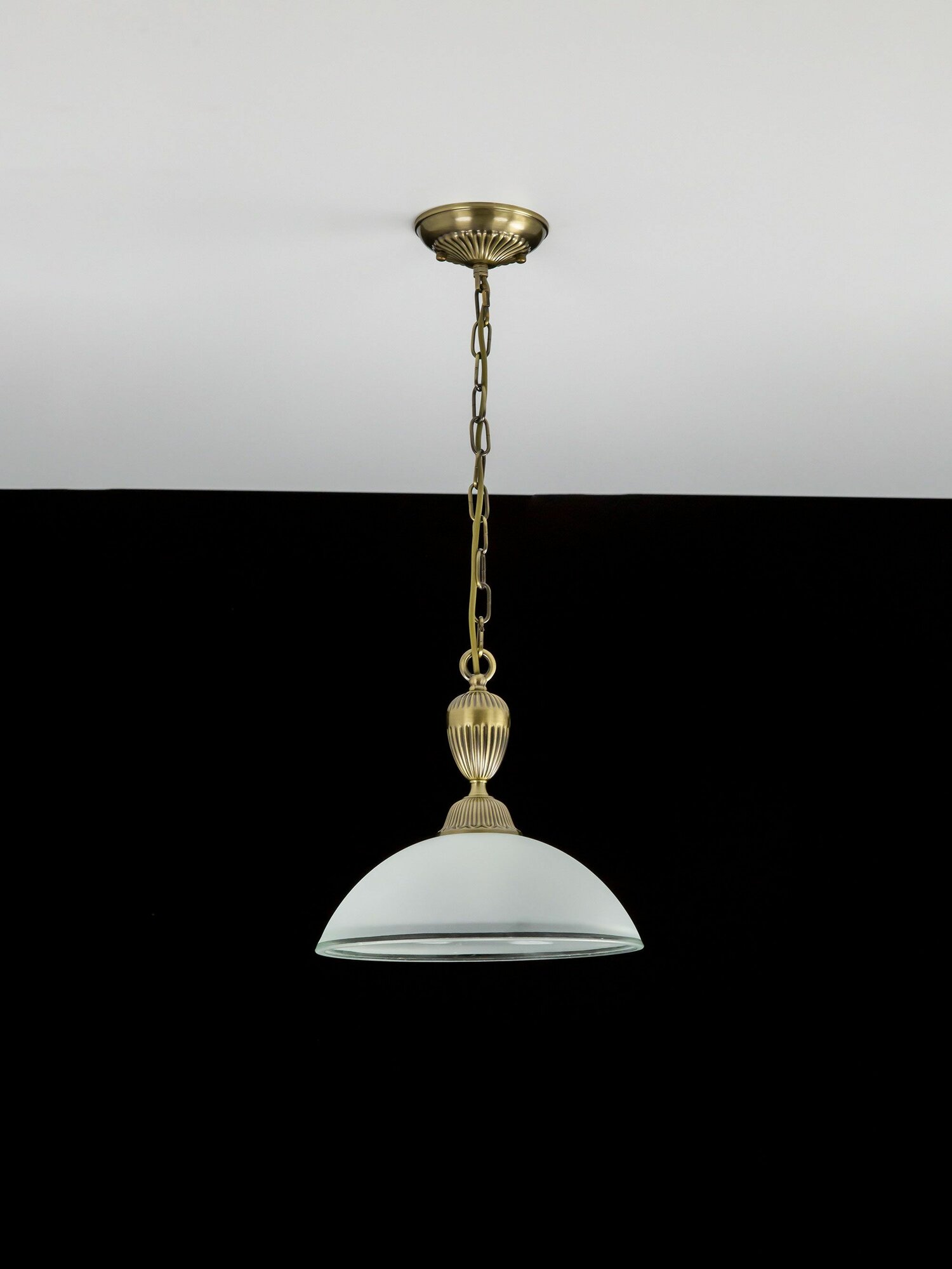 Подвесной светильник Citilux Латур CL413211, бронза, стеклянный плафон, Е27, классический стиль