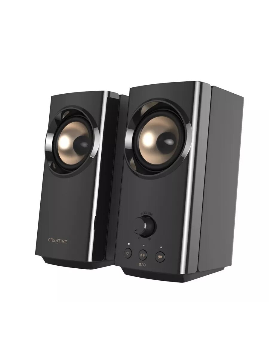 Колонки GigaWorks T60 2.0 черный 30Вт BT