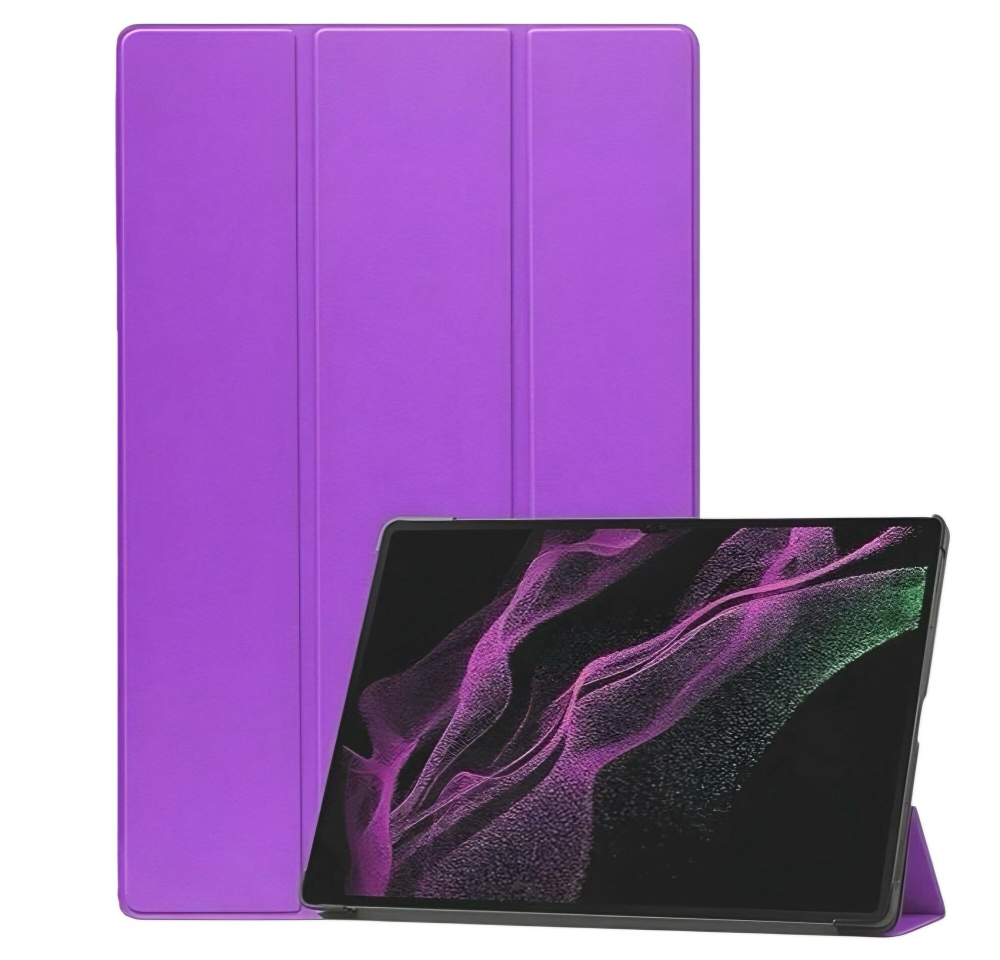 Чехол-книжка для Samsung Galaxy Tab S9 / Galaxy Tab S9 FE, фиолетовая