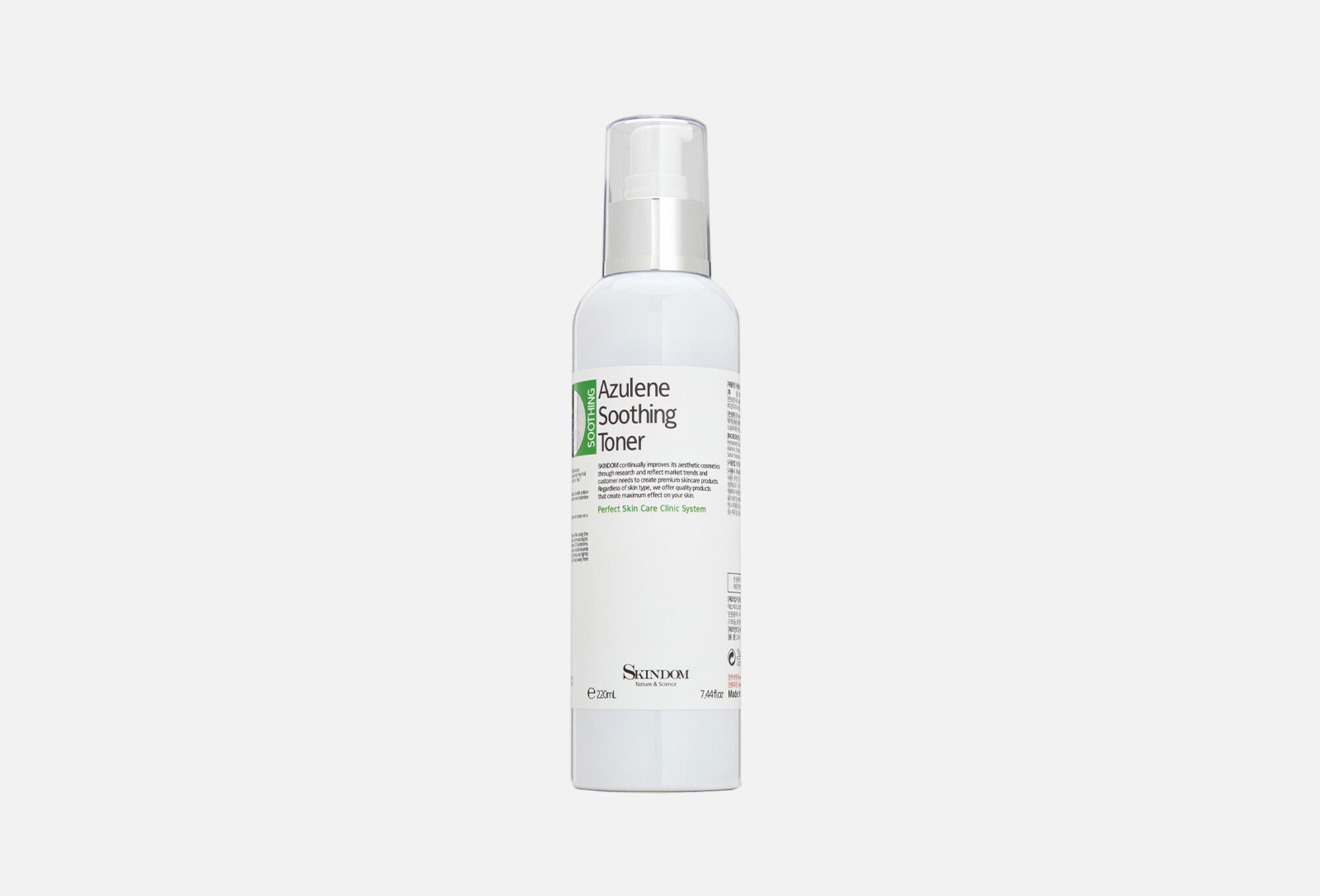 Тоник для лица успокаивающий с азуленом SKINDOM Azulene Soothing Toner 220 мл