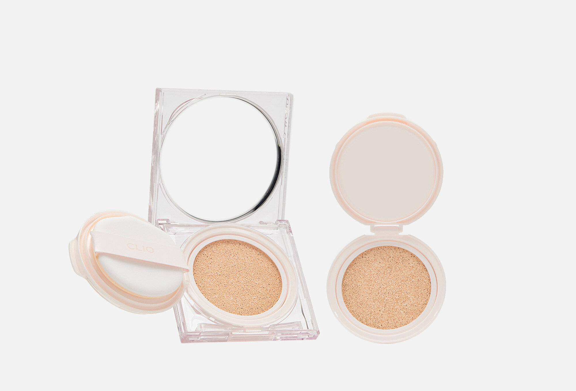 Тональный кушон с эффектом сияния SPF50+ PA+++ CLIO Kill cover high glow cushion refill 3, By linen