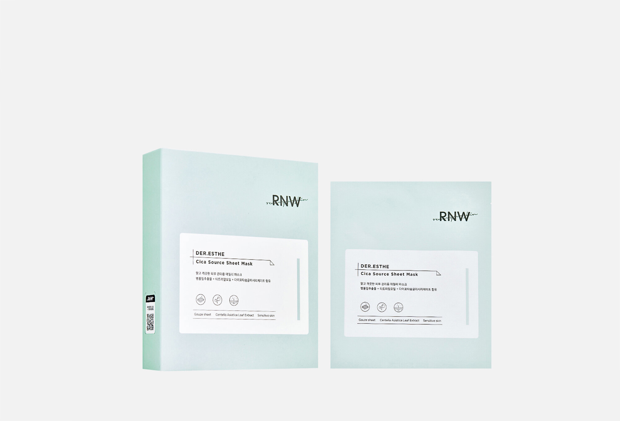 Набор тканевых масок для лица RNW DER. ESTHE Cica Source Sheet Mask 27 мл