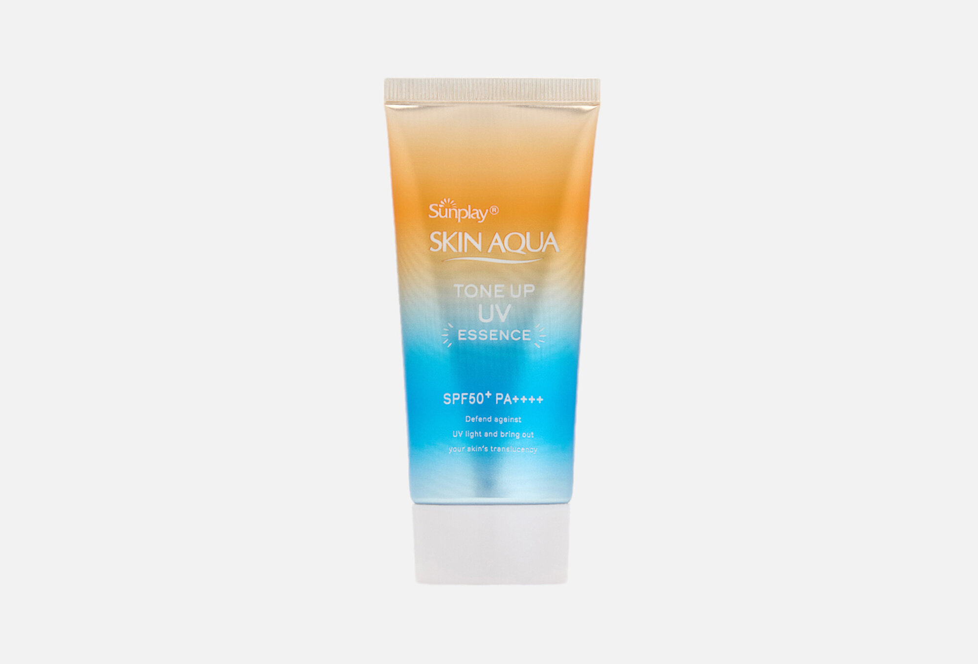 Солнцезащитная эссенция для лиц SPF50, PA++++ SUNPLAY SKINAQUA TONE UP LATTE BEIGE 50 г