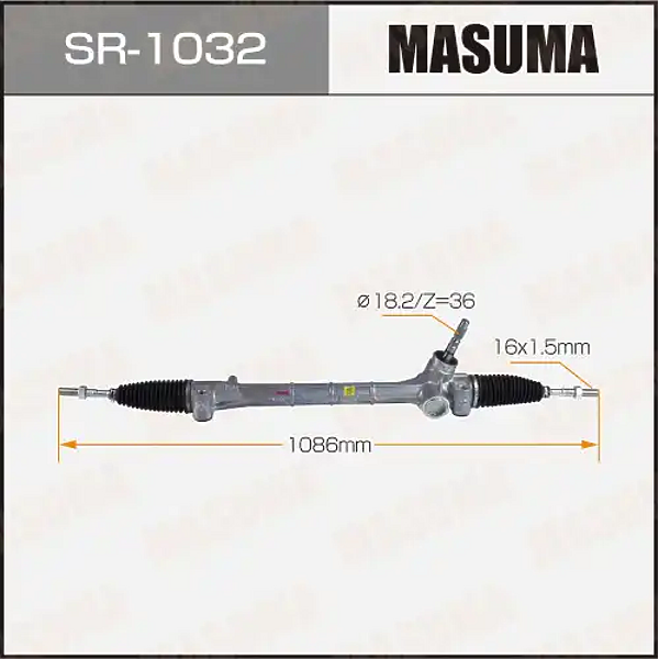 MASUMA SR-1032 (4551058060) рейка рулевая