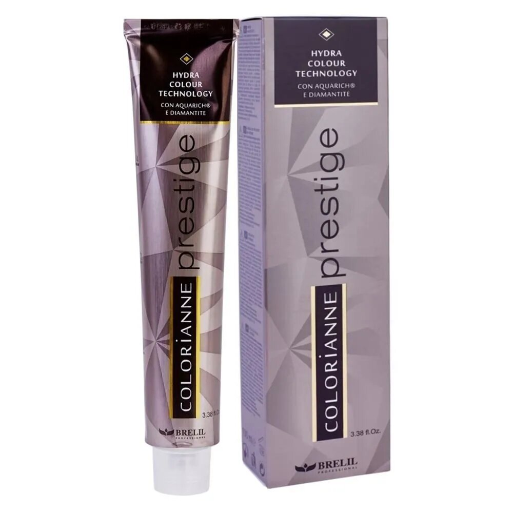 Краска для волос Brelil Professional Coloring Hair Colorianne Prestige, Крем-краска низкоаммиачная с коэнзимом Q10, 1.00