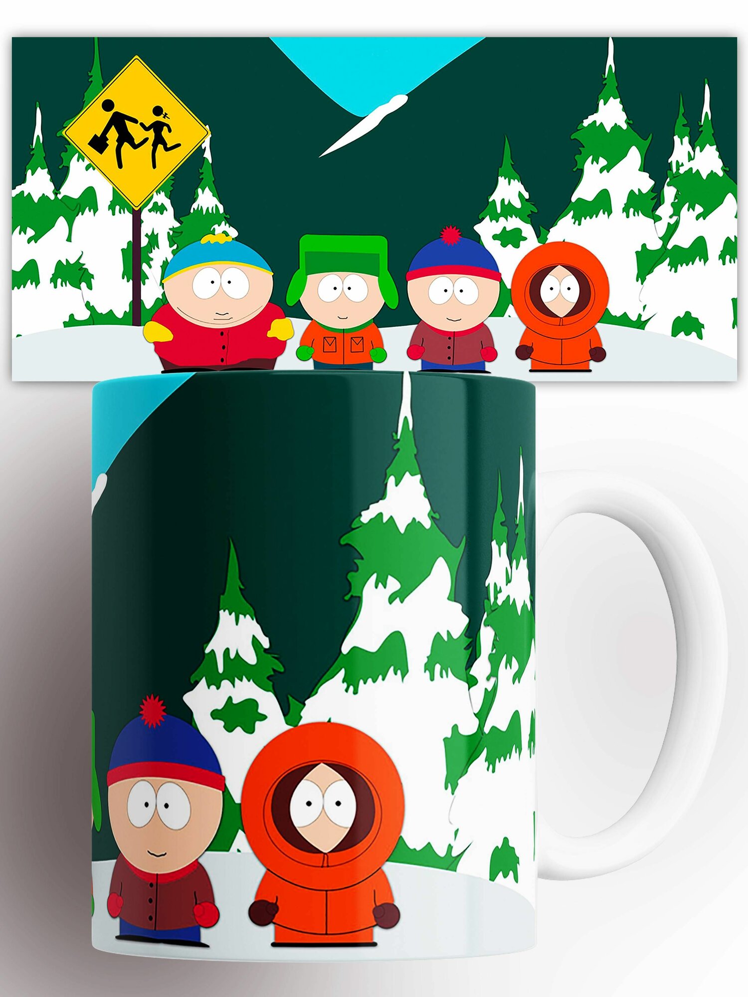 Кружка Южный Парк South Park The Stick of Truth на подарок с принтом 330 мл
