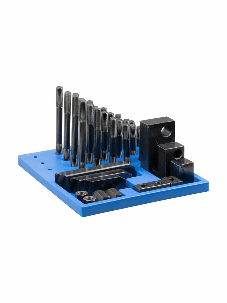 Набор прижимов CK-14 для Т-образных пазов 16 мм, М14, 58 шт.