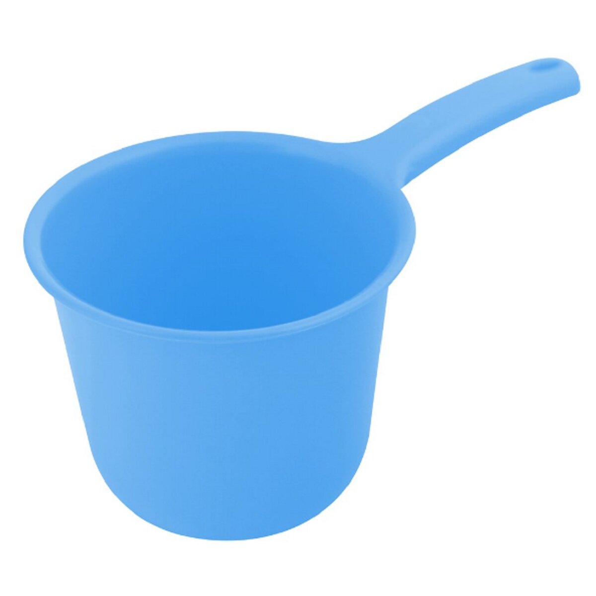 Ковш с ручкой. 1 л полипропилен, прочная ручка, цвет в ассортименте