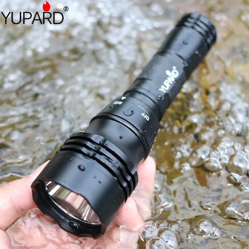 Фонарик YUPARD T6 XM-L2 для дайвинга L2 white light lamp