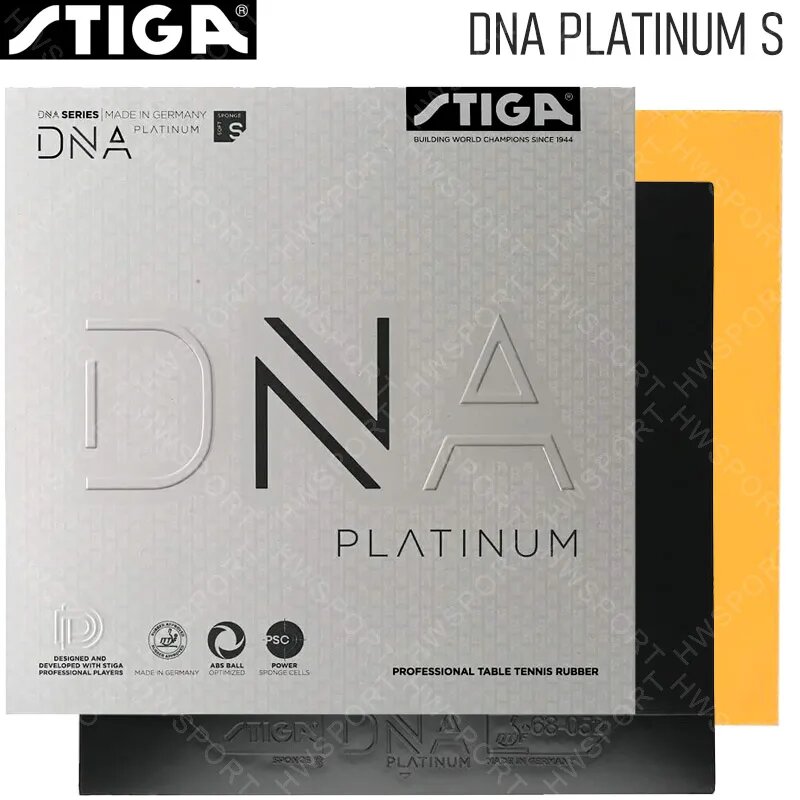 STIGA DNA PLATINUM Series накладка для настольного тенниса DNA-PT-S Black