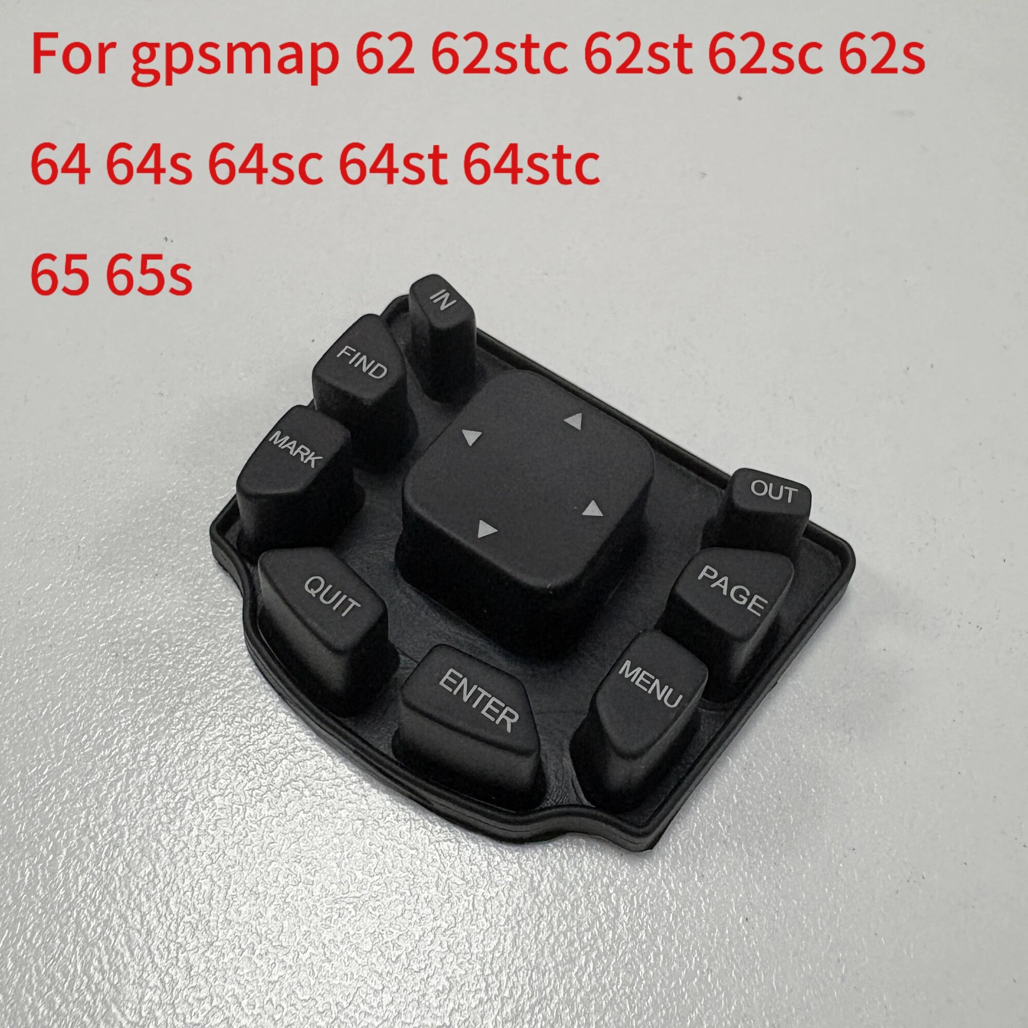 Для GARMIN GPSMAP 62 62s 62stc 62st 62sc 64 64s 64sc 64st 64stc 65 65s Резиновая кнопка клавиатуры Ручная клавиатура Часть GPS