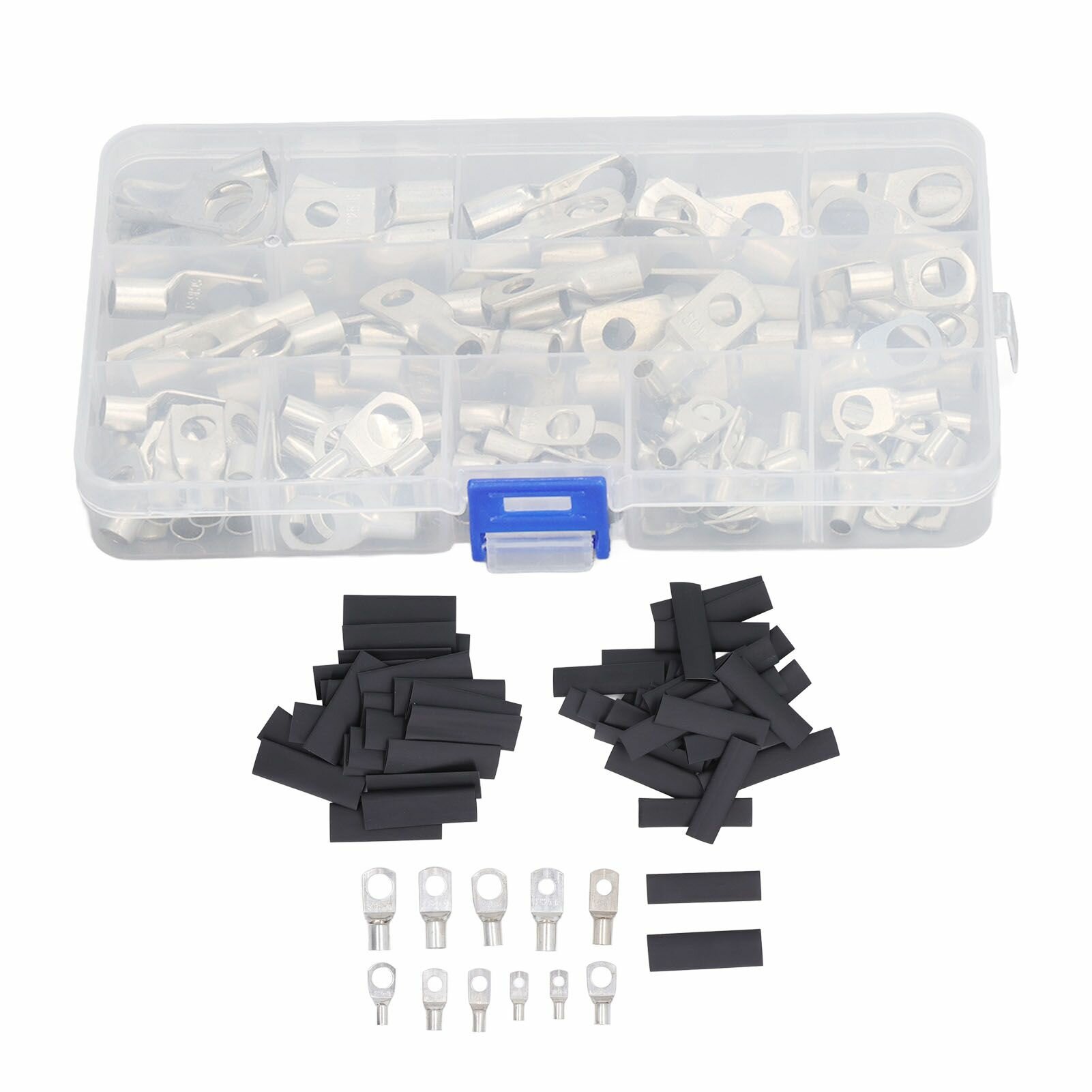 220 шт. клемм для проводов из меди с изоляцией от тепла, ABS-терминалы с хранением для солнечной системы