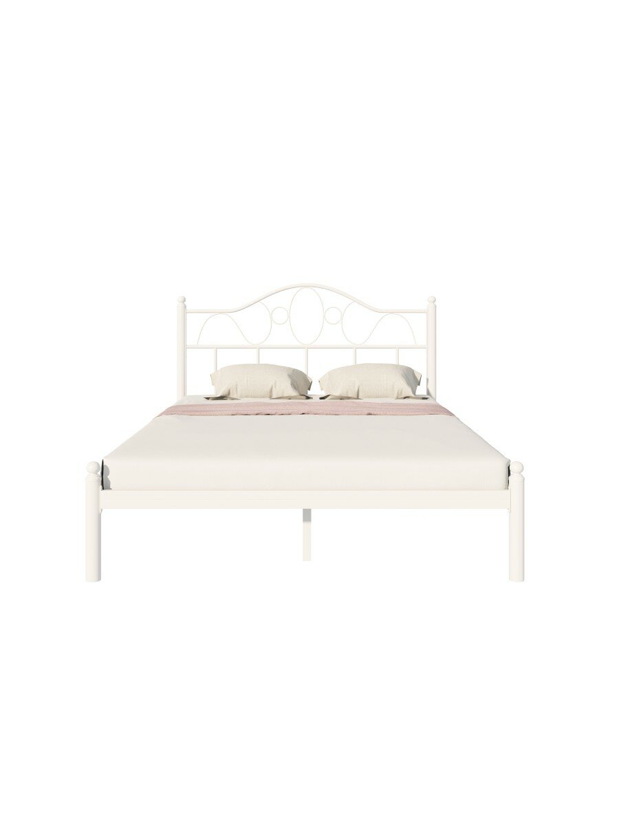 Кровать Askona (Аскона) Viana (Виана) белый шагрень 160х200 см