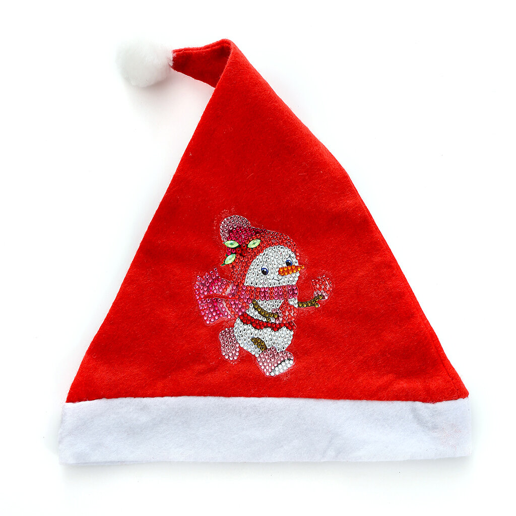 5D шляпа Санты с пайетками для украшения праздника и подарка детям