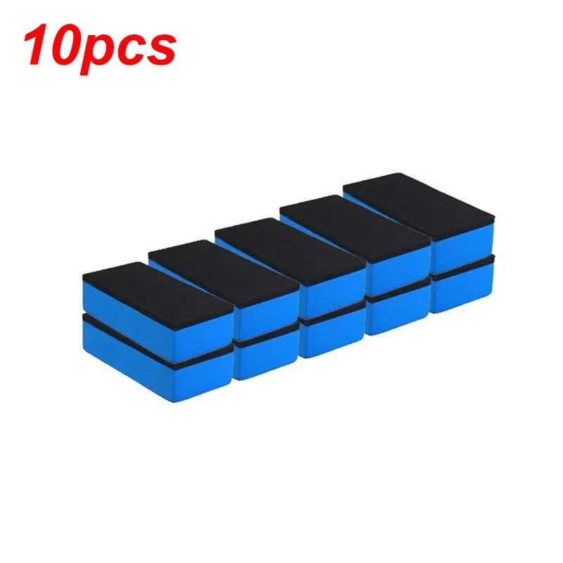 Новый кристаллический губчатый блок для краски автомобиля, губка-аппликатор для керамического покрытия автомобиля, аксессуары для детейлинга автомобилей, чистящие инструменты 10pcs