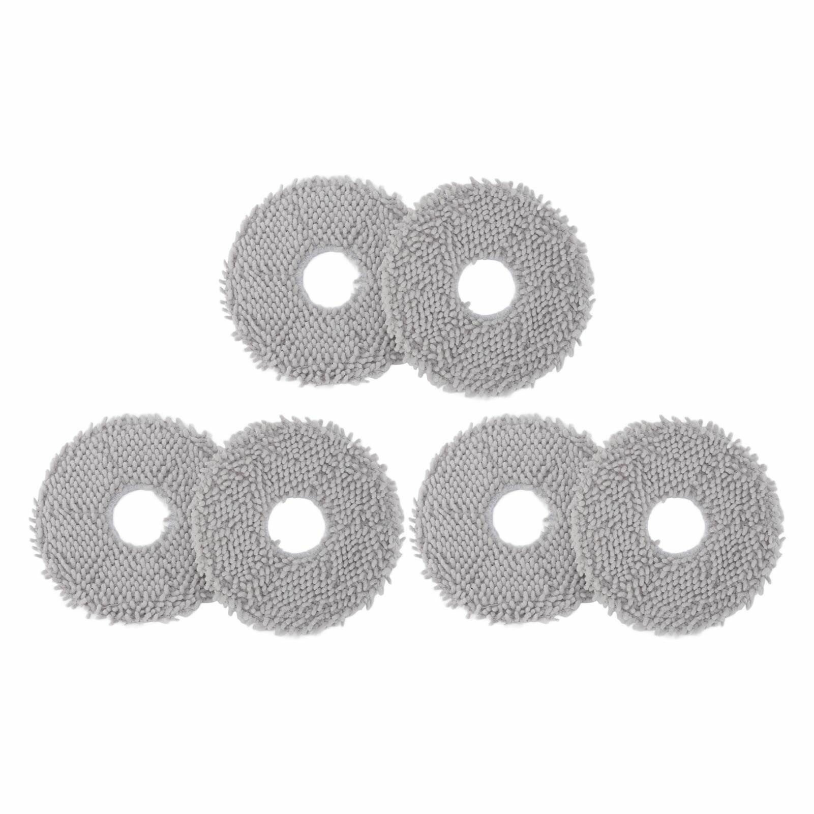 Серые тряпки для уборки для роботов-пылесосов Midea V10/V12/W11 - идеальные аксессуары для эффективной чистки.